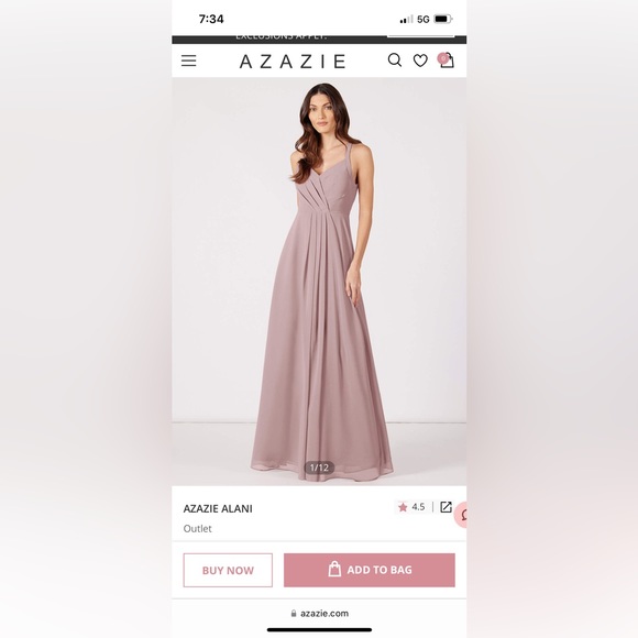 Azazie | Dresses | 2 Azazie Bridesmaids Dresses In The Color Desert ...